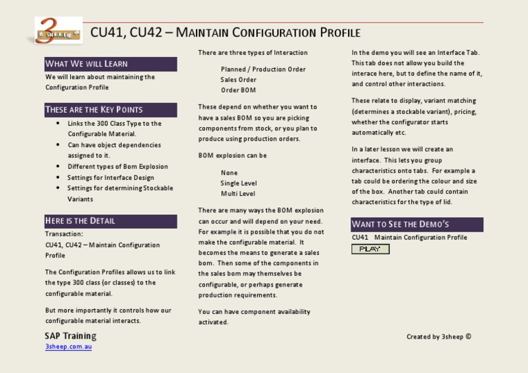 CU41 Maintain Configuration Profile PDF | PDF | Information Technology ...
