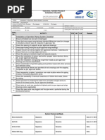 Inspection Checklist For: Pipework Insulation | PDF | Building ...