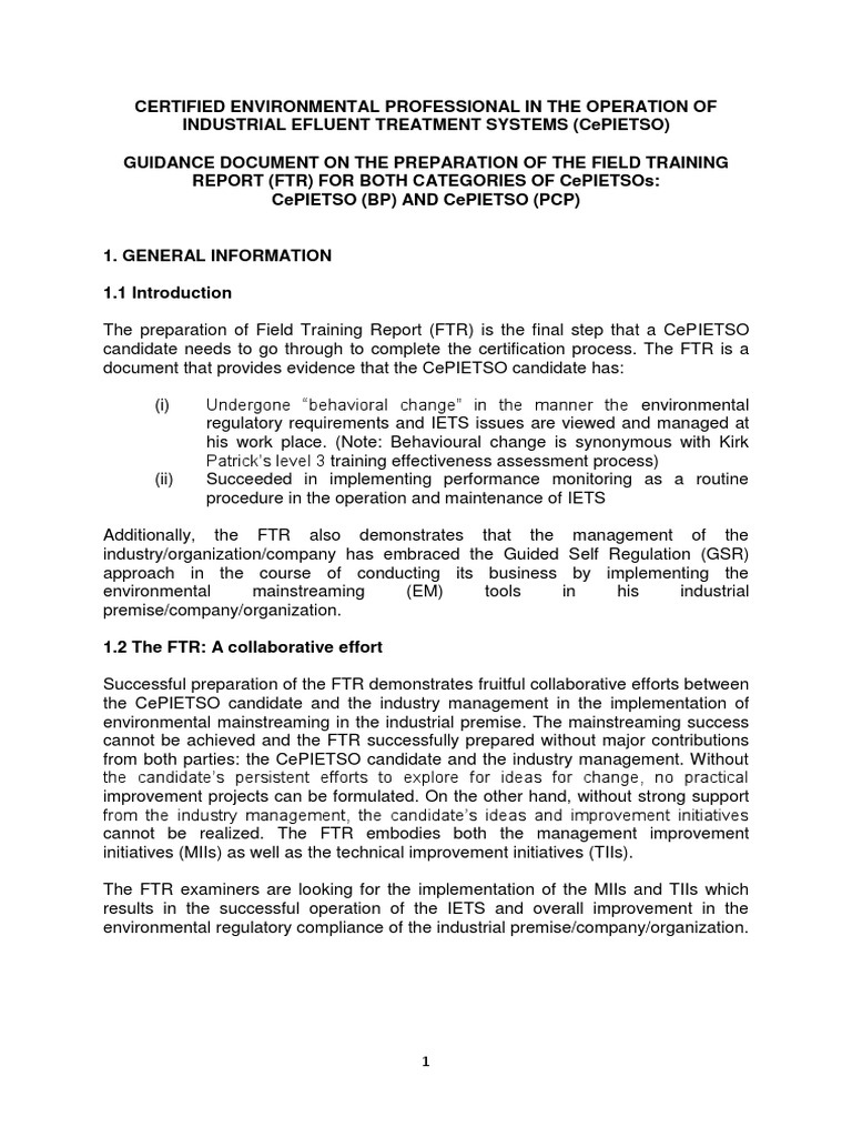 CePIETSO FTR FORMAT 2017 1 | PDF | Ph | Data Analysis