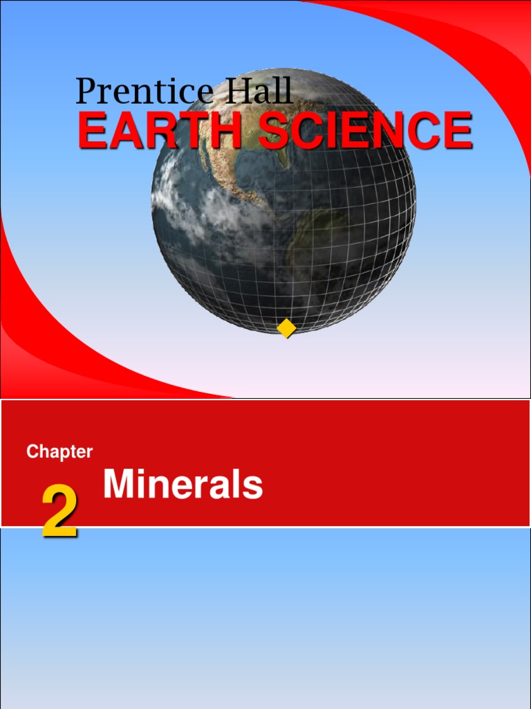 Prentice Hall: Earth Science | PDF | Atoms | Minerals