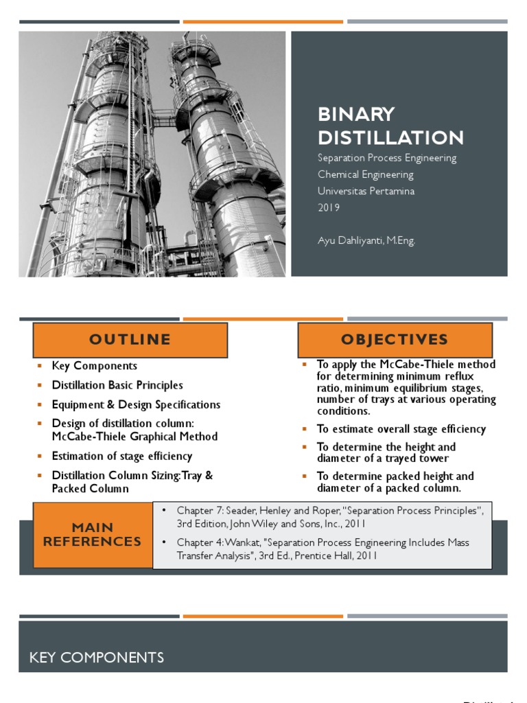 3-Binary Distillation COMPLETE | PDF | Distillation | Physical Chemistry