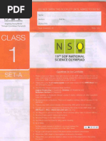 IMO 2025 Class 1 Sample Paper | PDF | Reason | Mathematics