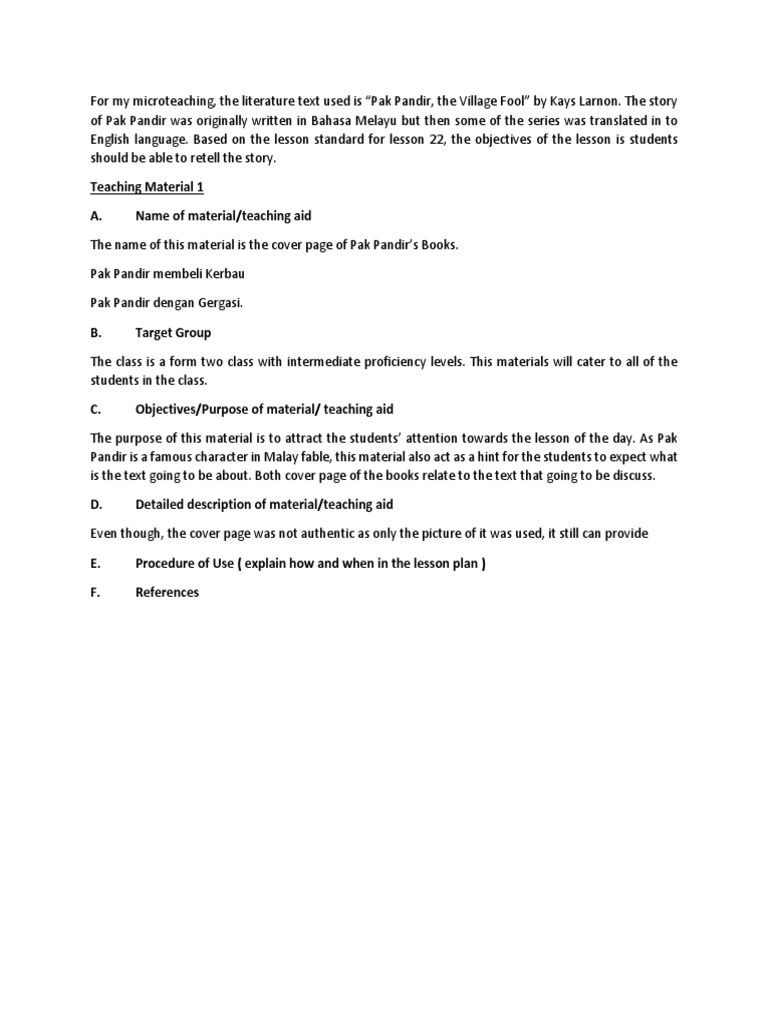 Teaching Material Pdf