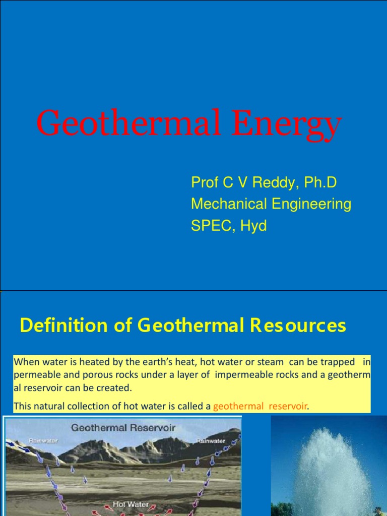 Unit-4 NPG Geothermal - Energy | PDF | Geothermal Energy | Steam