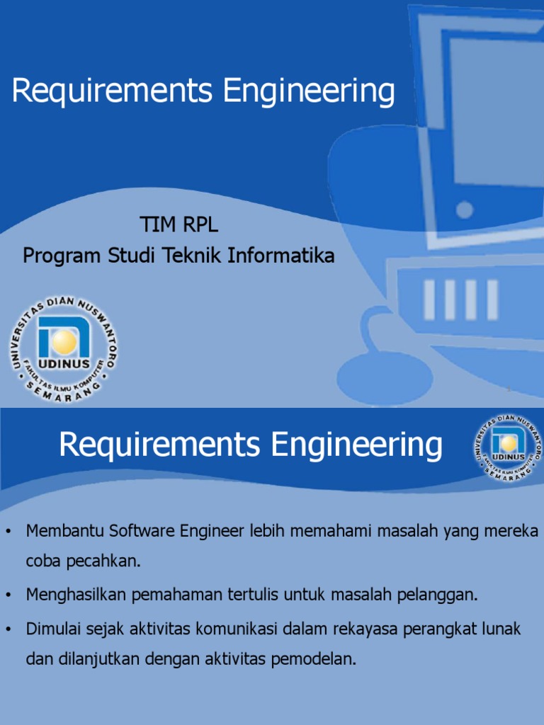 Materi 4 - Requirements Engineering | PDF