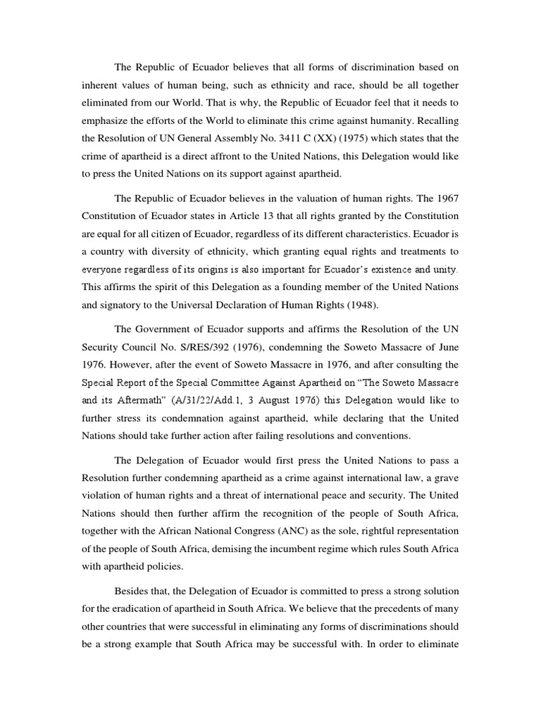 Sample of Pospap | Download Free PDF | Apartheid | South Africa
