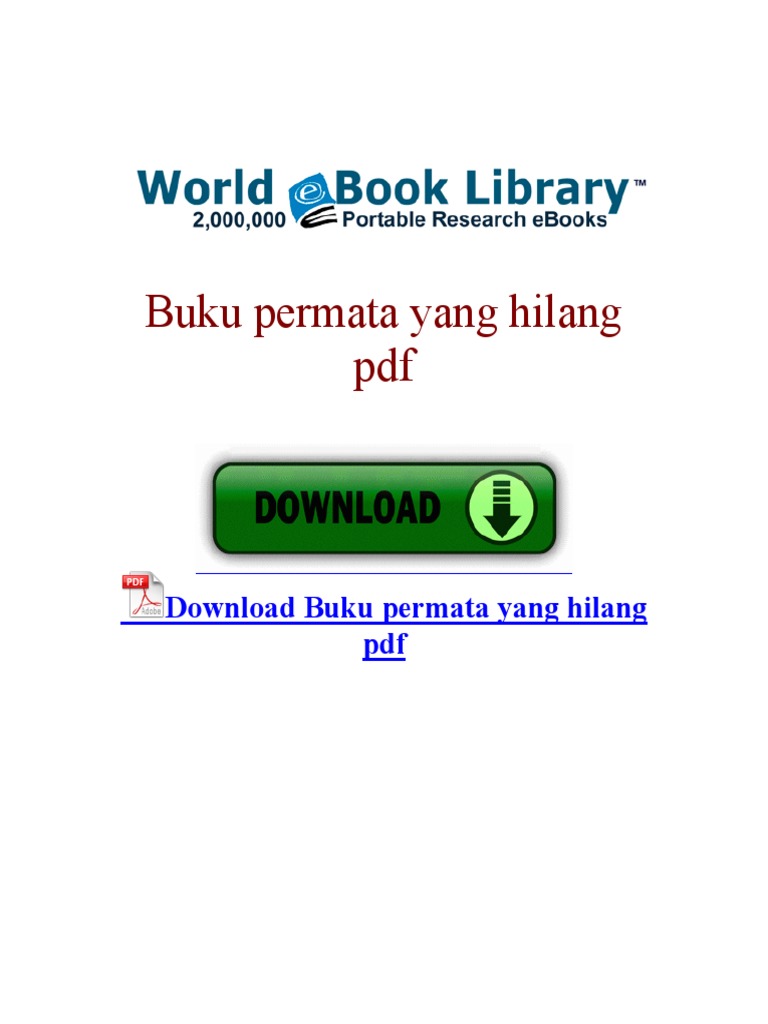 Buku Permata Yang Hilang PDF | PDF
