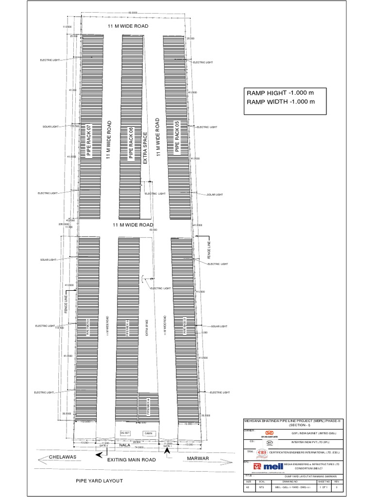 Pipe Yard Leyout-Model | PDF