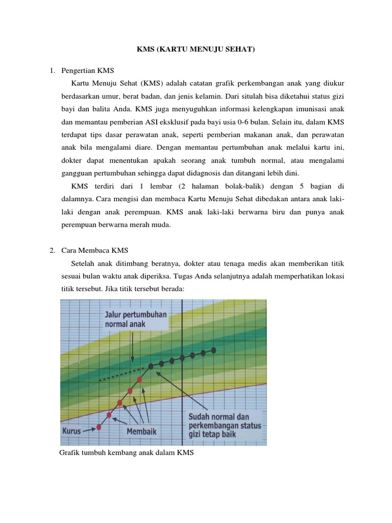 Kms (Kartu Menuju Sehat) | PDF