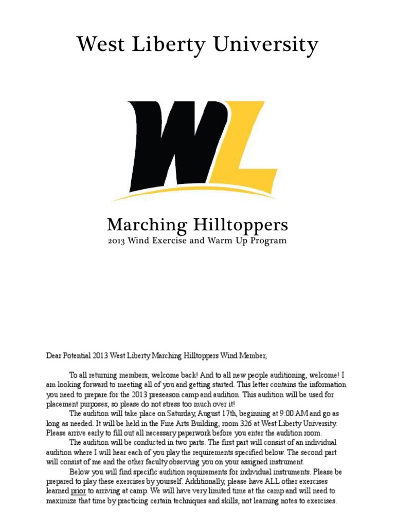 Alto Sax Warm Ups and Exercises 2013 | PDF | Audition | Entertainment ...