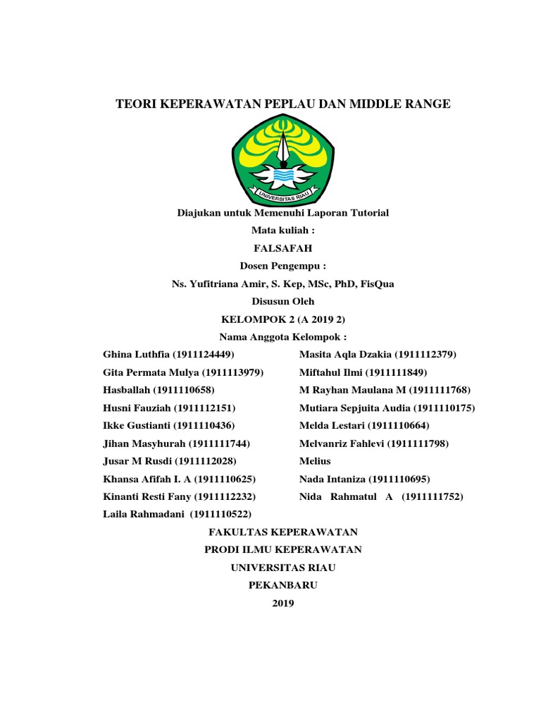 Falsafah Teori Peplau Dan Middle Range | PDF