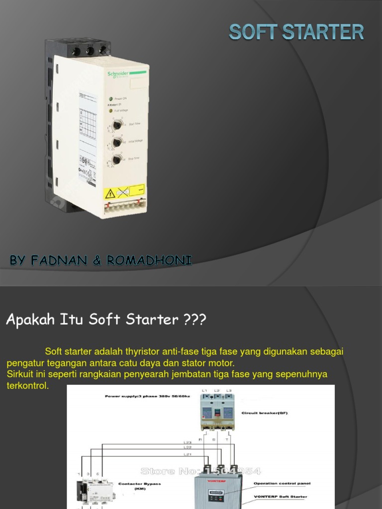 Soft Starter | PDF | Komputer | Teknologi & Rekayasa