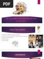 APJ Abdul Kalam Life History and Achievements | PDF