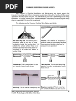 Splices and Joints | PDF | Electrical Wiring | Wire