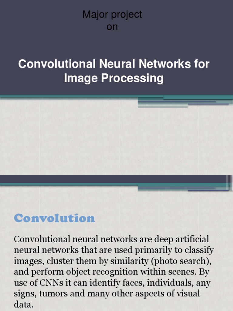 Convolutional Neural Network | PDF | Artificial Neural Network | Systems Thinking