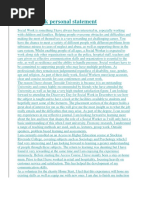 Self Reflection on SWRB Competencies | PDF | Competence (Human ...