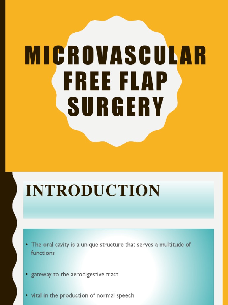 Microvascular Free Flap Surgery | PDF | Abdomen | Anatomy