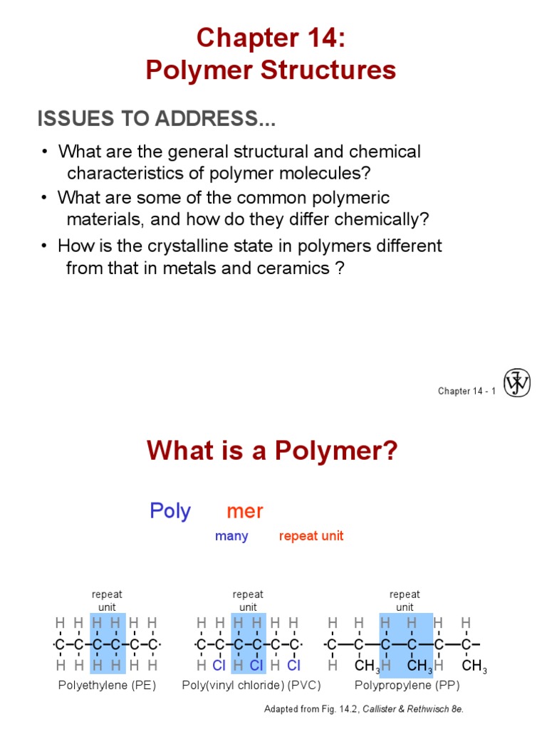 Understanding Polymer Structures and Chemistry | PDF | Polymers ...