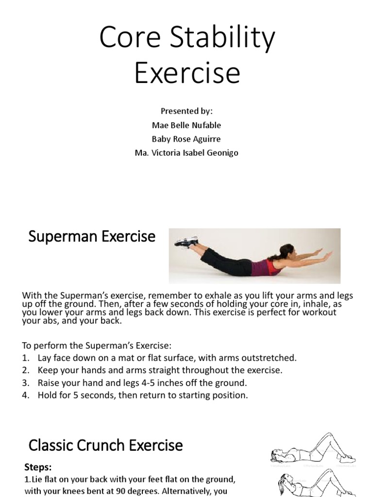 Core Stability | PDF | Shoulder | Arm