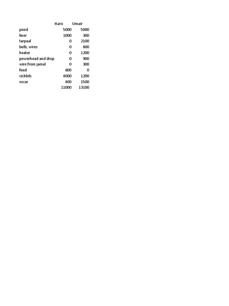 New Microsoft Excel Worksheet | PDF