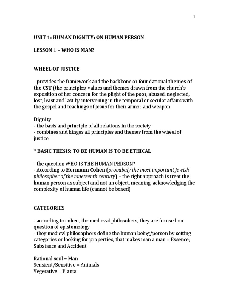 Thy 3 Unit 1 Lesson 1 | PDF | Reason | God