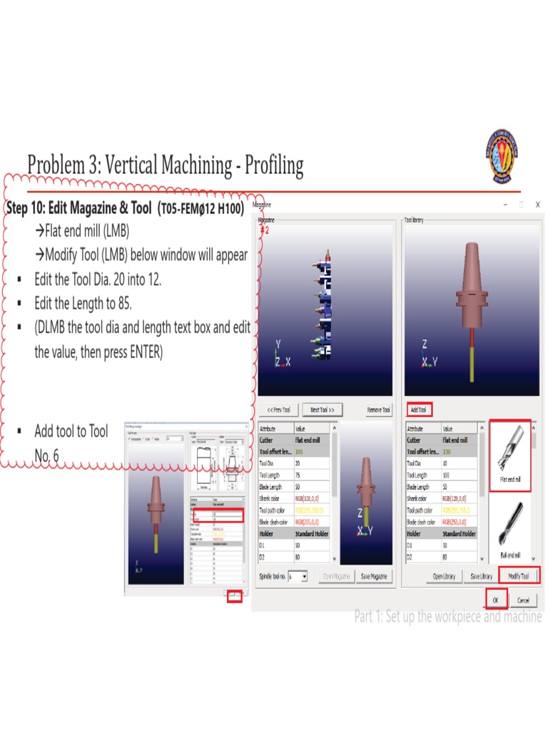 Vertical Machining Tool Setup Guide | PDF | Business | Computers