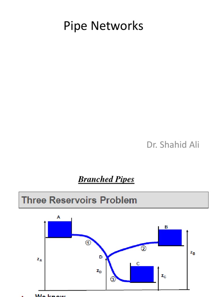 Pipe Networks | PDF