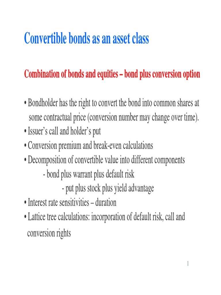 Conv Bond 07 | PDF | Bonds (Finance) | Yield (Finance)