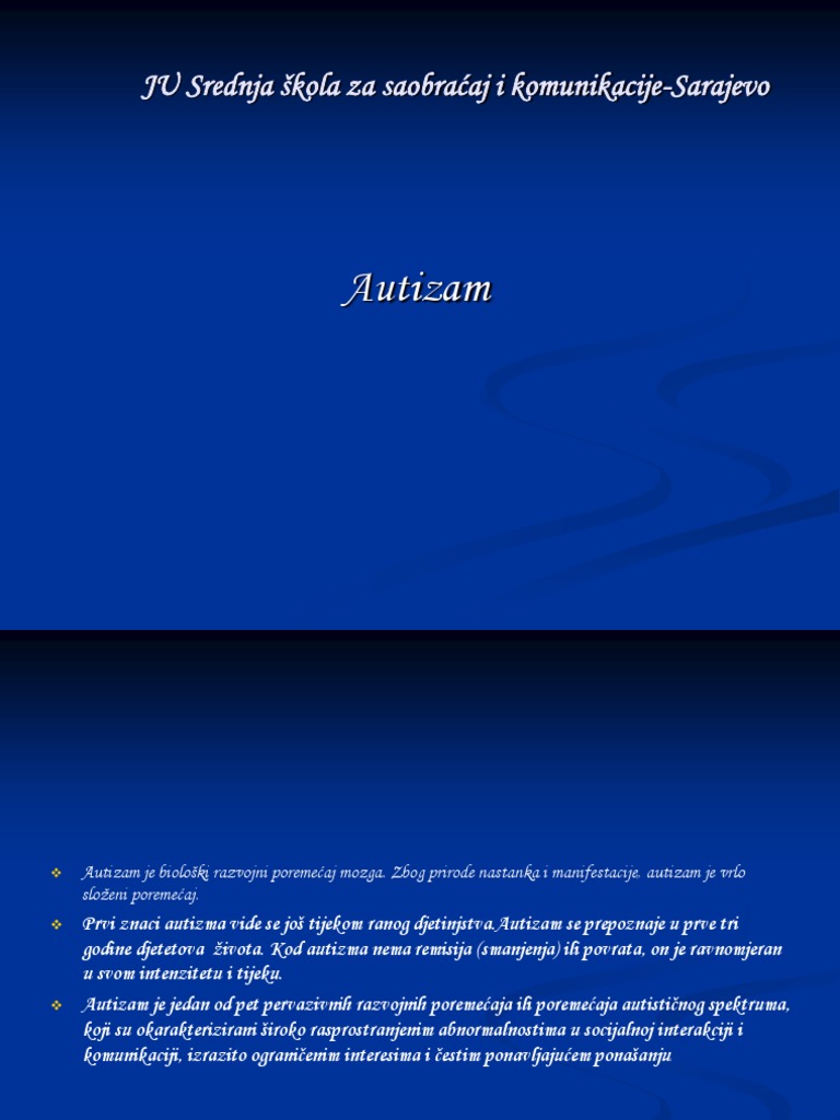 Autizam | PDF