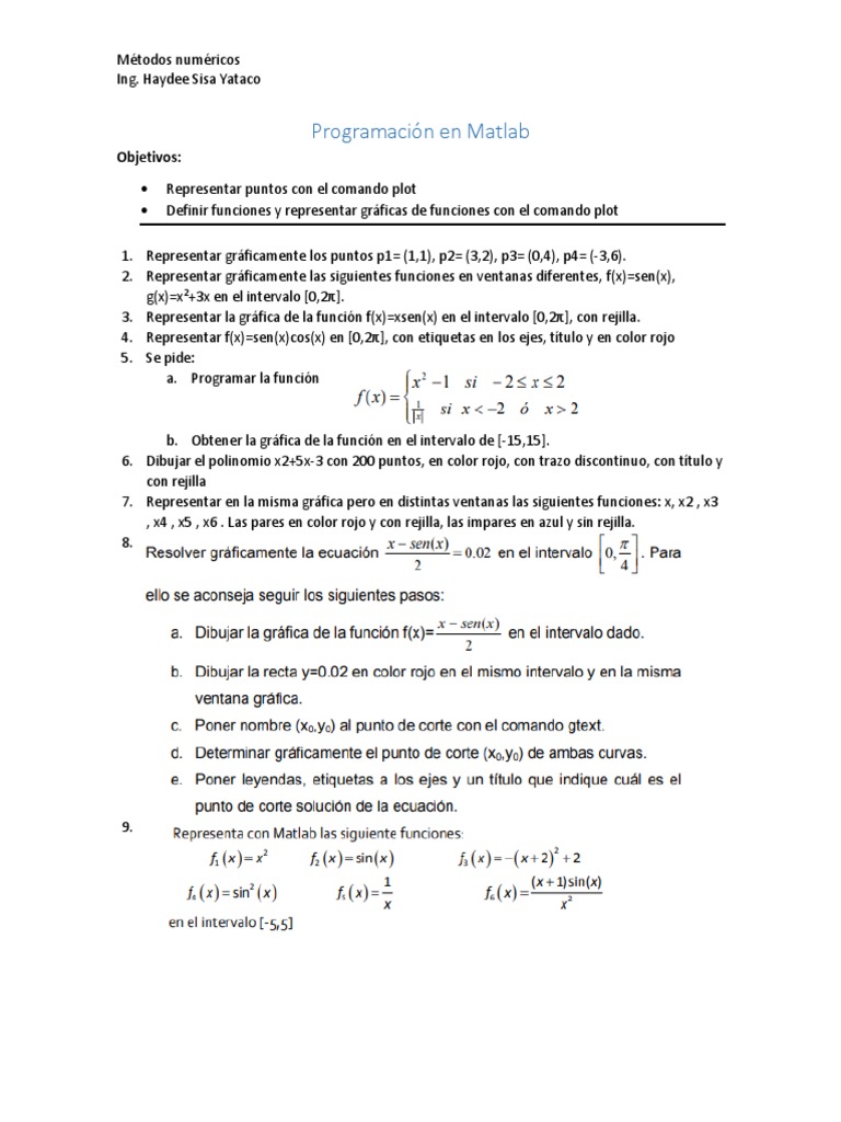 Programación En Matlab Pdf 