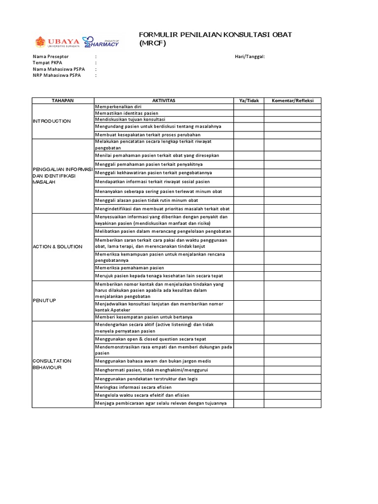 Form Penilaian PKP PDF | PDF | Karier & Perkembangan | Bisnis