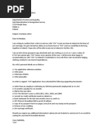 Spouse Visa Cover Letter Sample Uk | PDF | Travel Visa | Human Migration