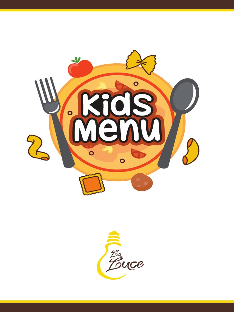 La Luce Kids Menu 2019 Web | PDF