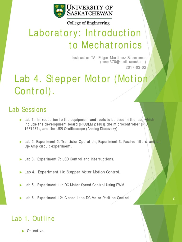Laboratory Experiment on Controlling a Stepper Motor Using a PIC ...