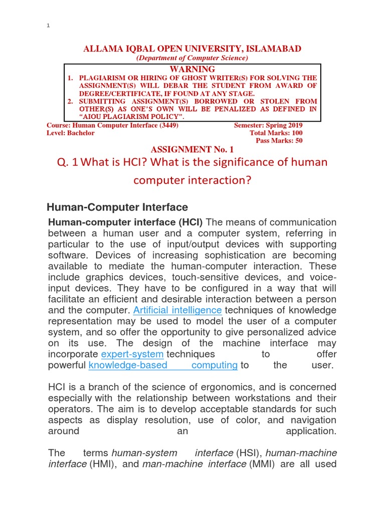 3449 Both Solved Assignments | PDF | Human–Computer Interaction | Usability
