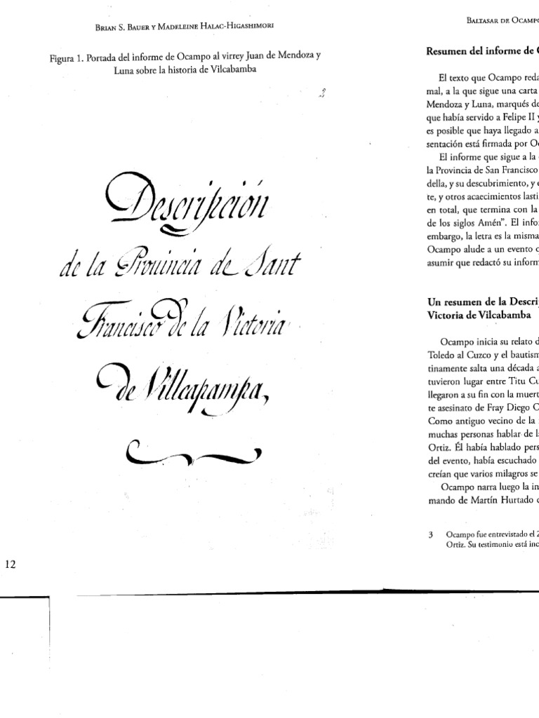 Baltasar de Ocampo Conejeros Faltantes | PDF