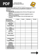 Words Their Way HW Sample PDF | PDF