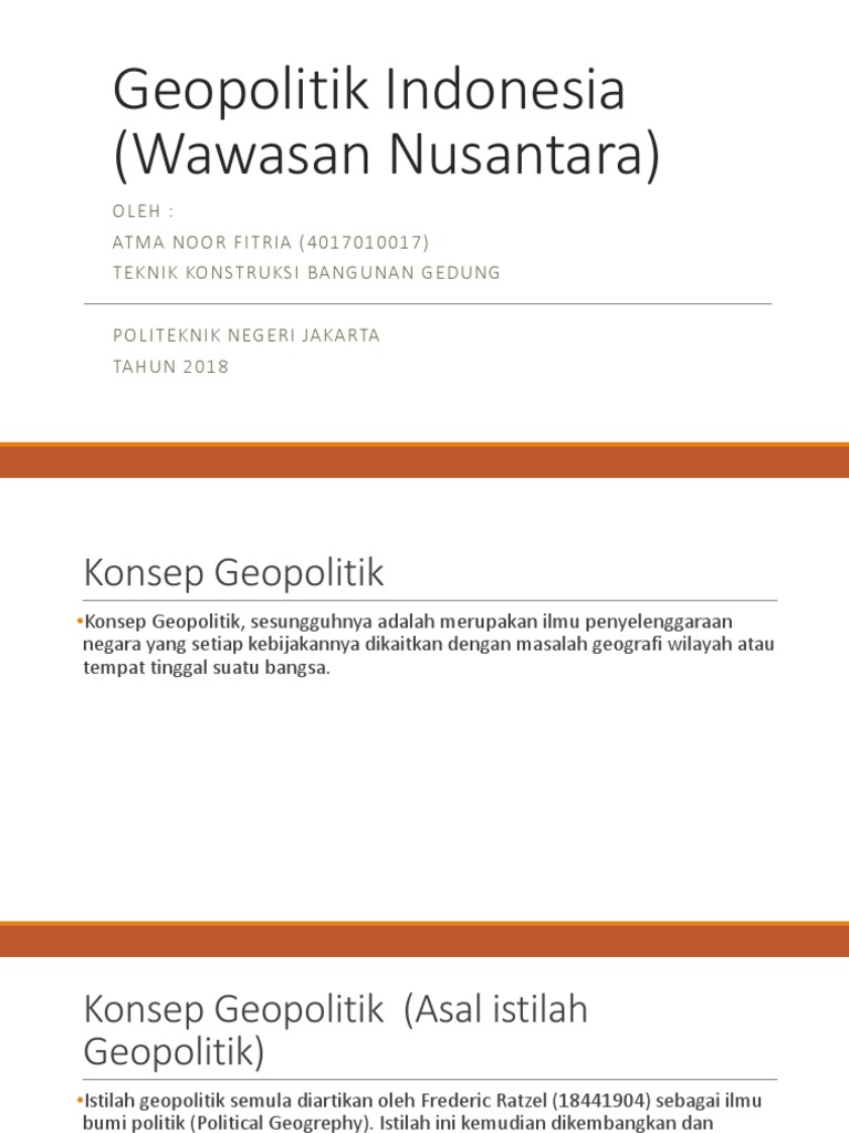 PPKN PPT 8 Geopolitik Indonesia | PDF