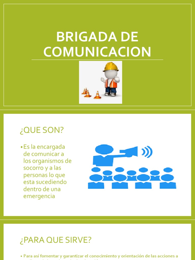 Brigada De Comunicación Pdf
