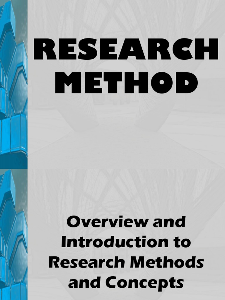 Research Method | PDF | Scientific Method | Qualitative Research