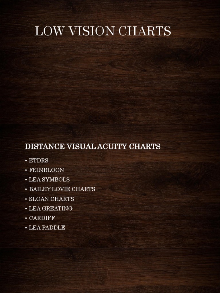 Low Vision Charts | PDF