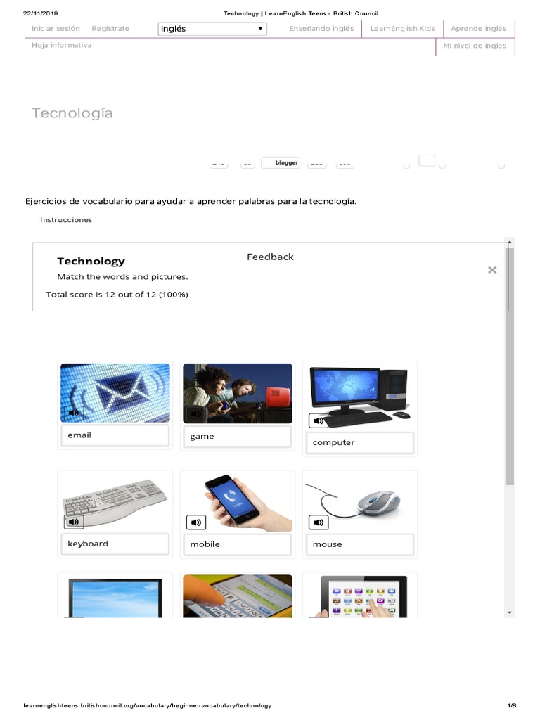 1 Technology - LearnEnglish Teens - British Council | PDF | Mass Media ...