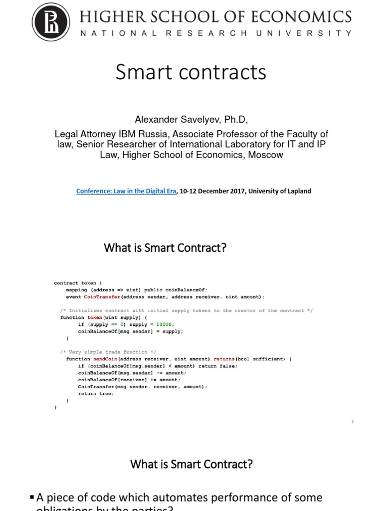 Finland. Smart Contracts | PDF | License | Business Law