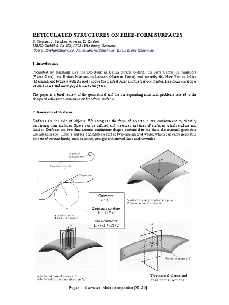Reticulated Structures On Free-Form Surfaces - Soeren Stephan Et Al ...