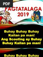 Program For Investiture Tagalog Version Script and Spiel 1 | PDF