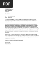 Phillip Satchell Oet Letter Oana Corrected | PDF