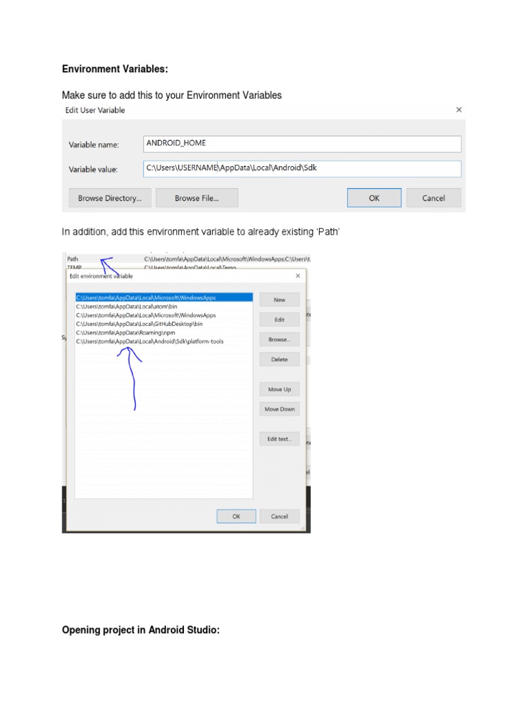 Setting Up App on Windows