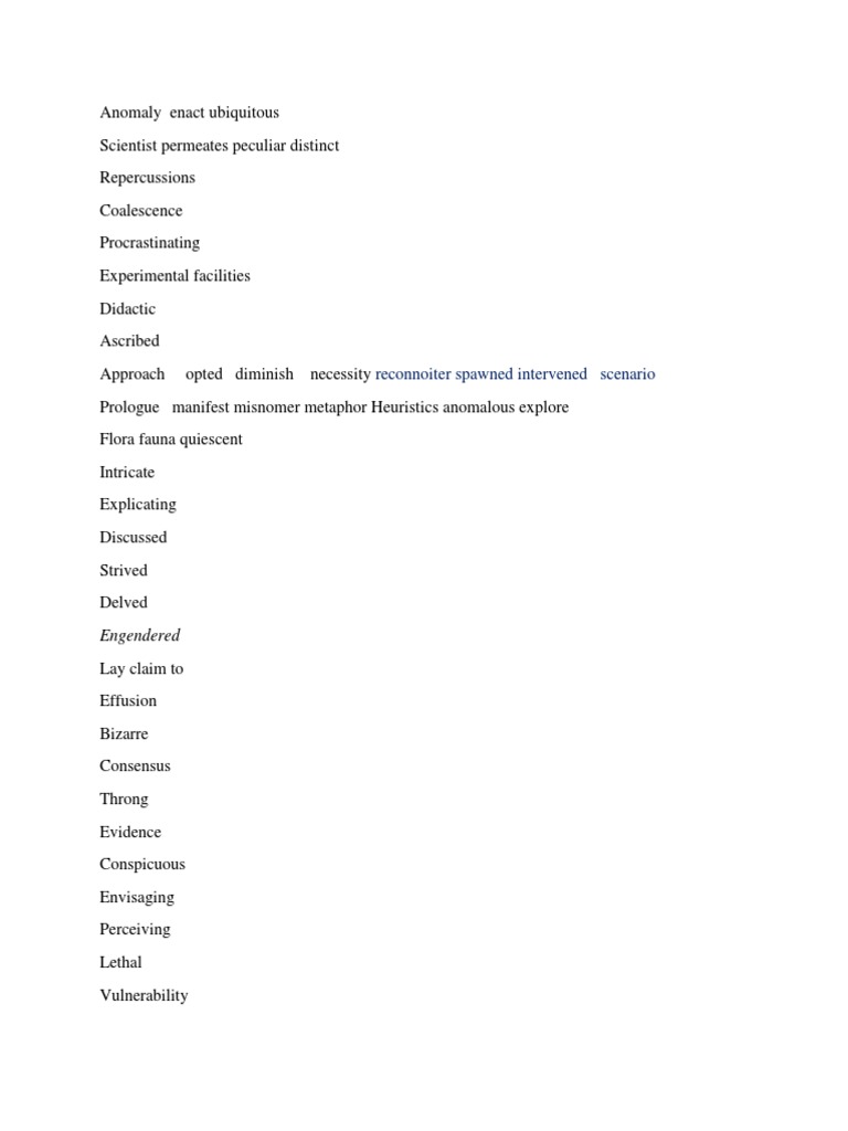 Facinating Words | PDF