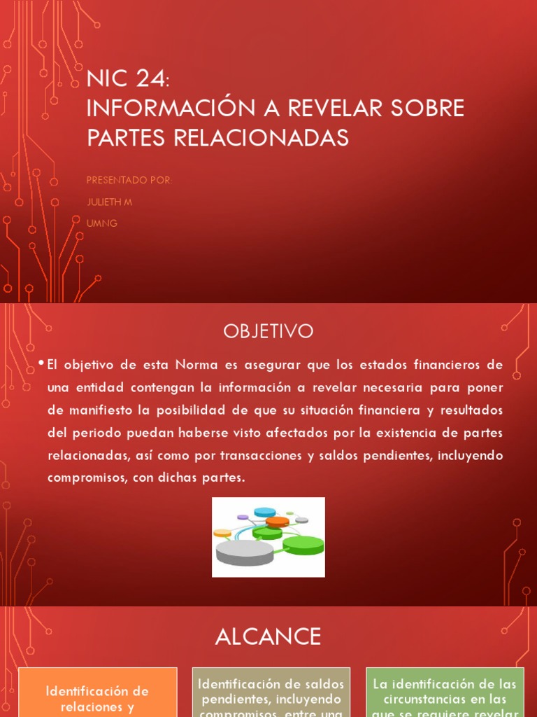 Nic 24 | PDF | normas internacionales de INFORMACION FINANCIERA | Economias