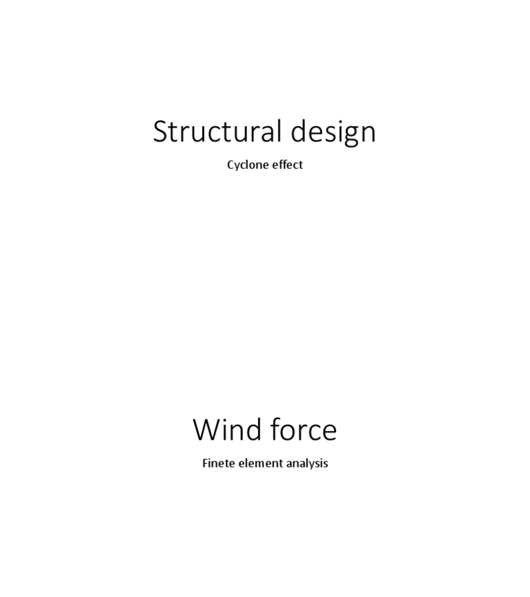 Structural Design Cyclone | PDF | Technology & Engineering